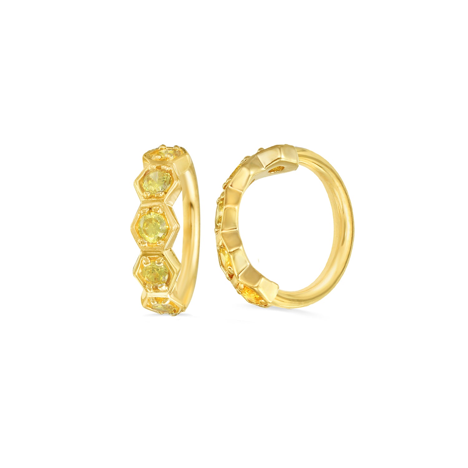 5 Gem Hexagon Seamless Ring – NorVoch